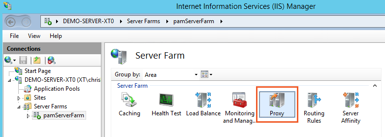 FAQ-IIS-pamServerFarm-Proxy - Xton Technologies