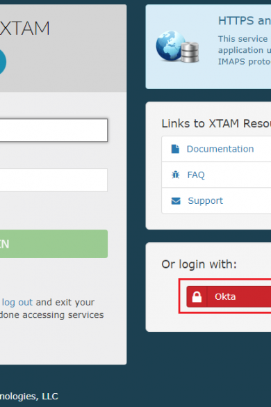FAQ-Okta-XTAM-Button - Xton Technologies