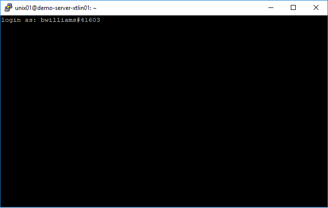 FAQ-XTAM-SSH-PuTTY-LoginAs - Xton Technologies