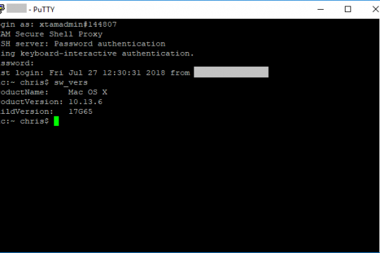 FAQ-XTAM-PAM-Apple-Mac-SSH-Proxy - Xton Technologies