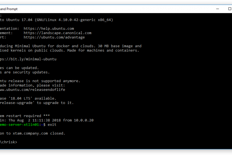 FAQ-XTAM-SSH-Tunnel-Closed - Xton Technologies
