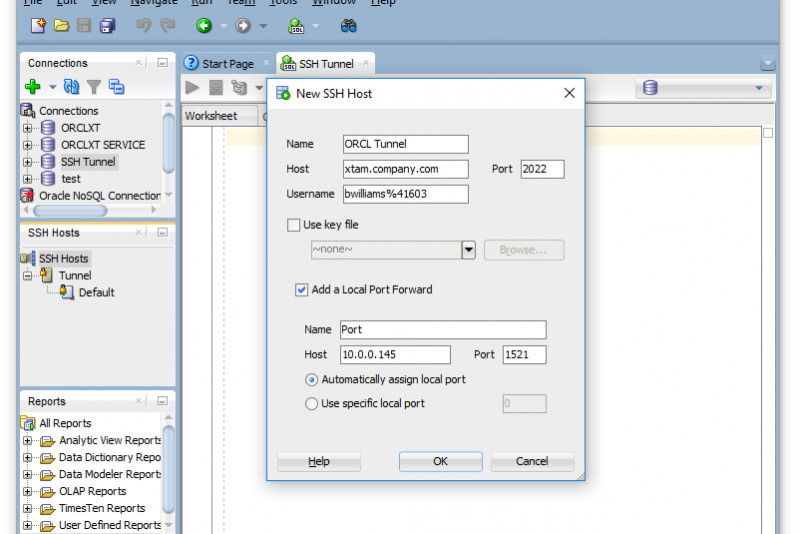 FAQ-XTAM-SSH-Tunnel-Oracle-SQL-Developer-Example - Xton Technologies