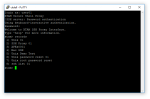 XTAM-SSH-Proxy-Interface-Records-Command - Xton Technologies