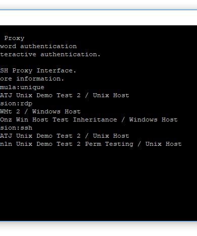 XTAM-SSH-Proxy-Interface-Search-Commands - Xton Technologies