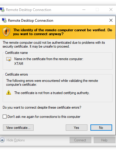 FAQ-RDP-Proxy-Client-Certificate - Xton Technologies