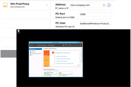 FAQ-RDP-Proxy-Mobile-Device-Small-Example - Xton Technologies
