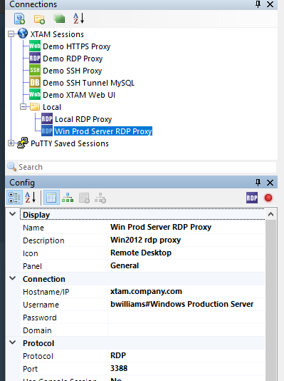 FAQ-RDP-Proxy-mRemoteNG-Example - Xton Technologies