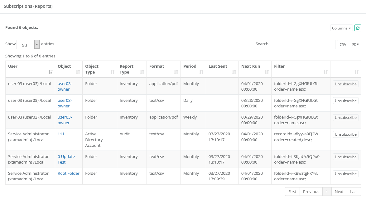 Subscriptions (Reports) | Xton Technologies