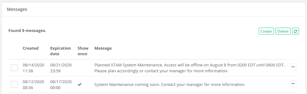 Administrative Messages - Xton Technologies